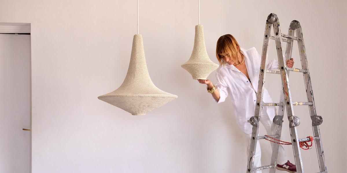 Malika Crochet Lights | Handcrafted Moroccan Pendant Lamps | Hamimi