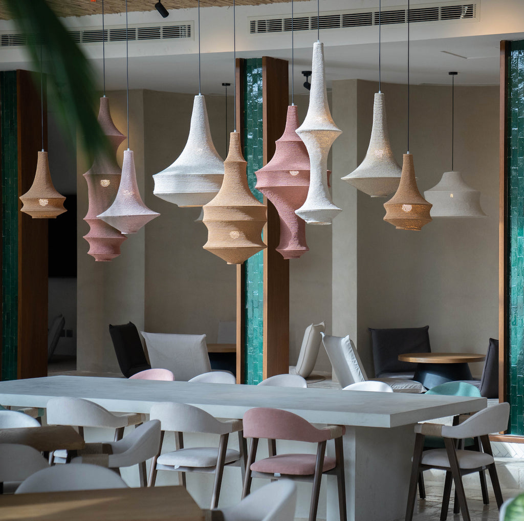 Saint III Crochet Pendant Lamp – Hamimi