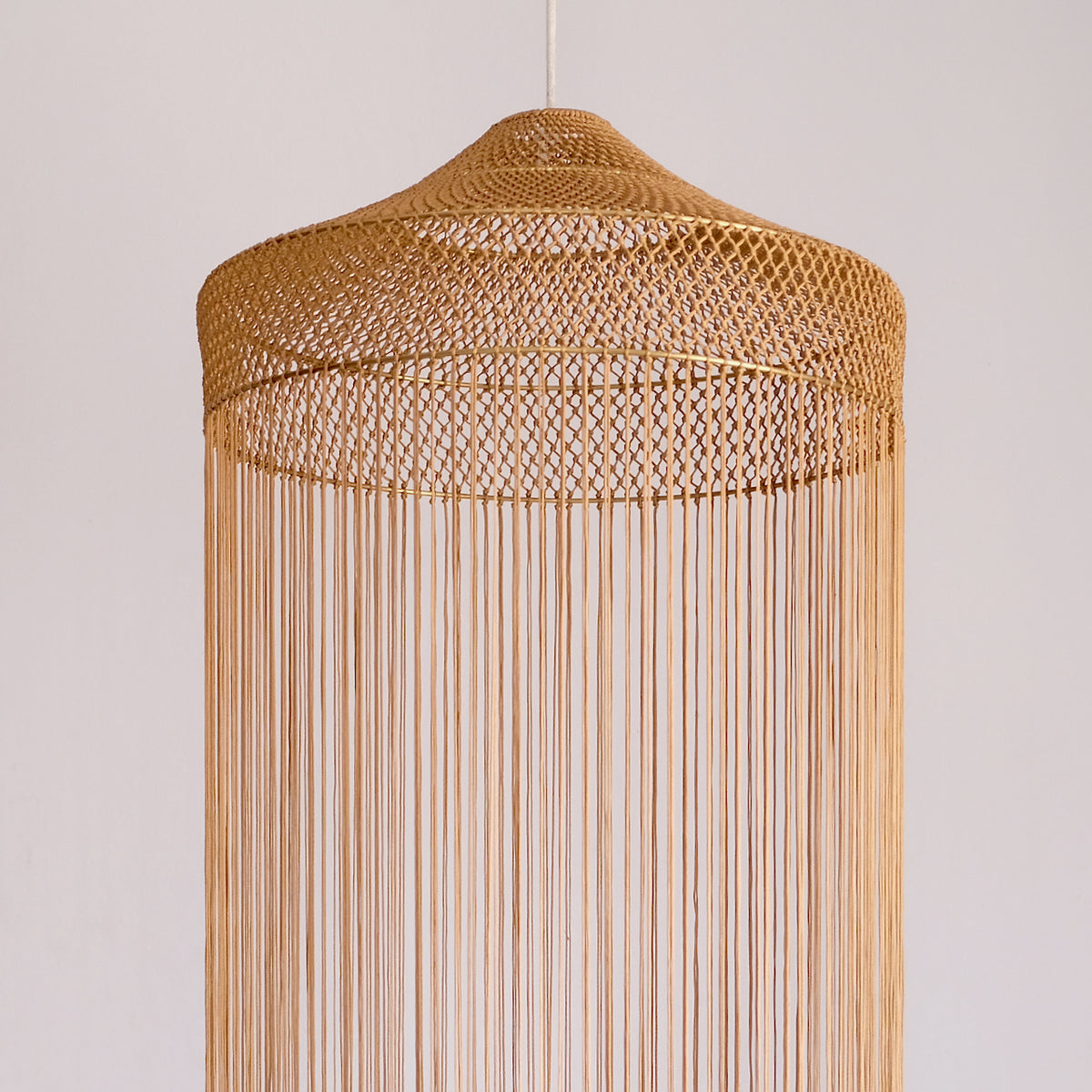 Fatima Zahra Macrame Lamp - Honey – Hamimi