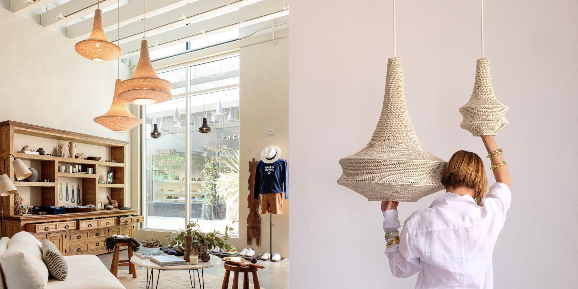 Malika Crochet Lamps - Original Handcrafted Lighting by Hamimi Design