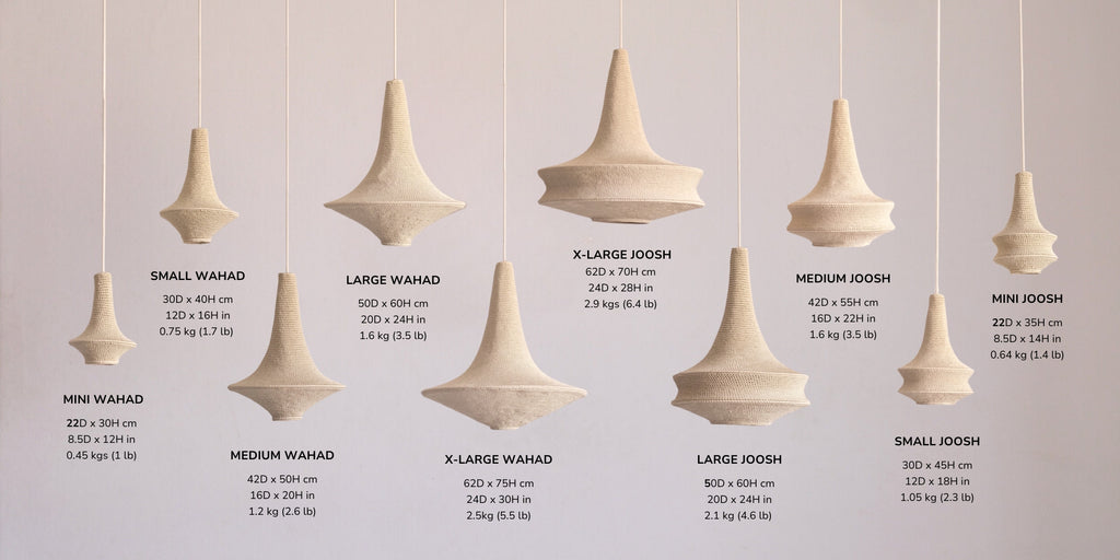 Malika Crochet Lamps - Original Handcrafted Lighting by Hamimi Design