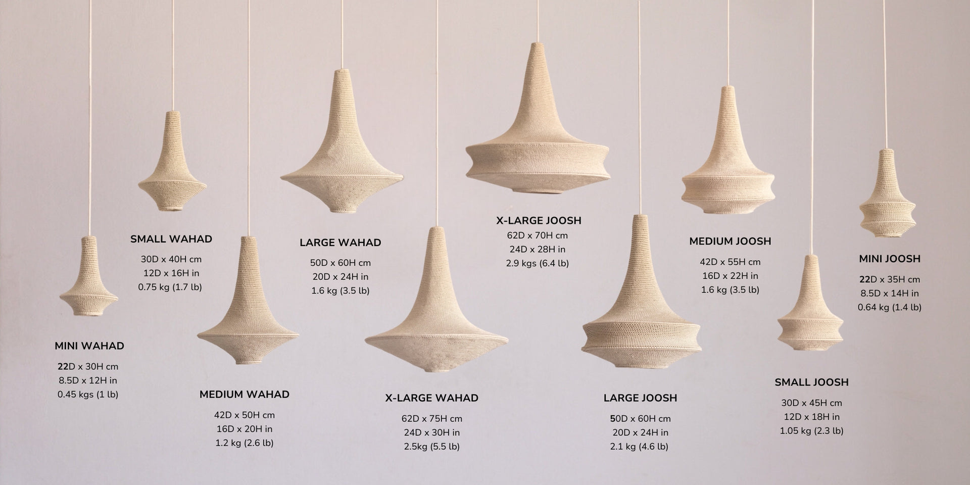 Malika Crochet Lamps - Original Handcrafted Lighting by Hamimi Design