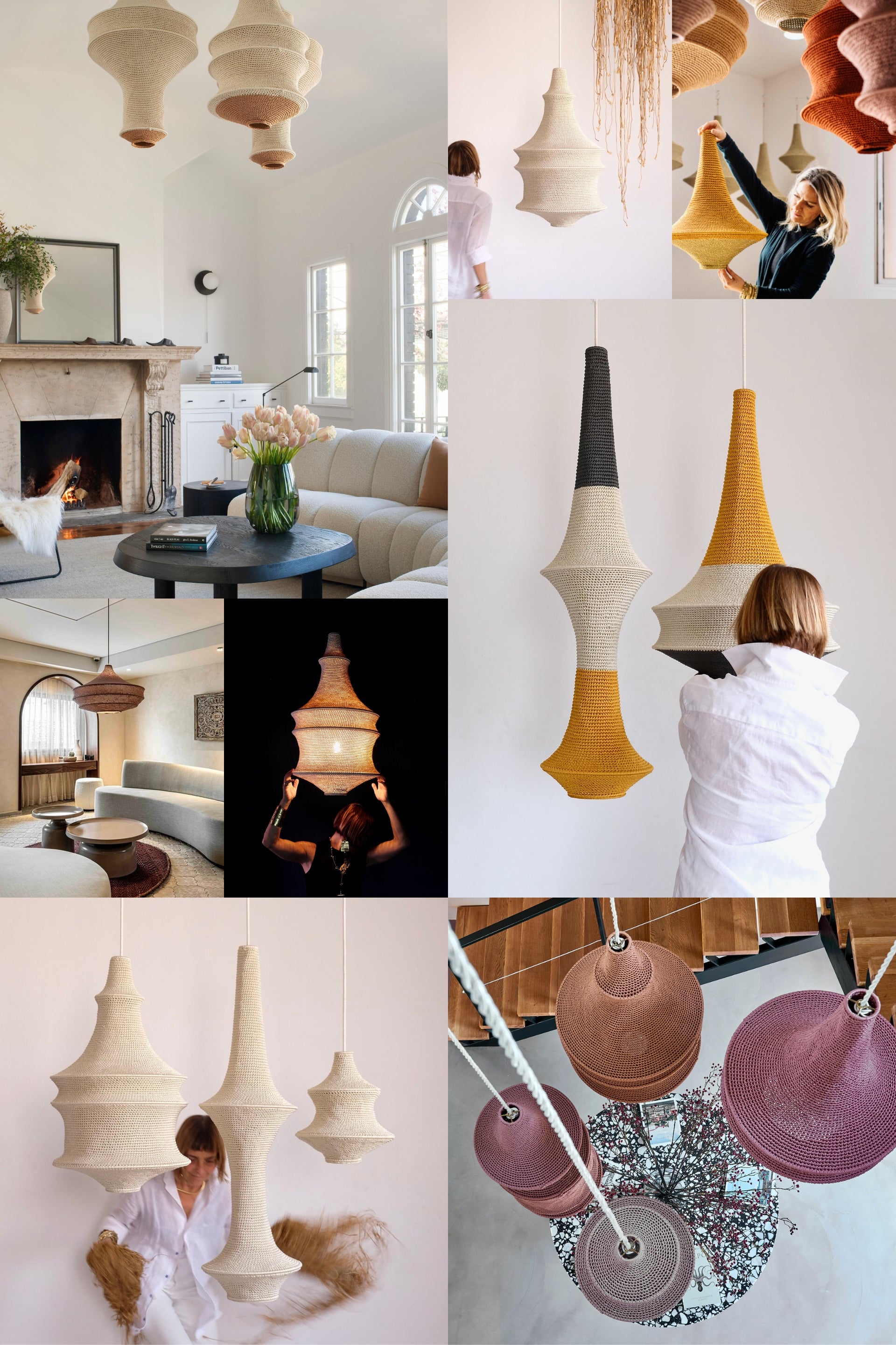 Illuminate Your Space with Seven Saints Crochet Lamps – Hamimi