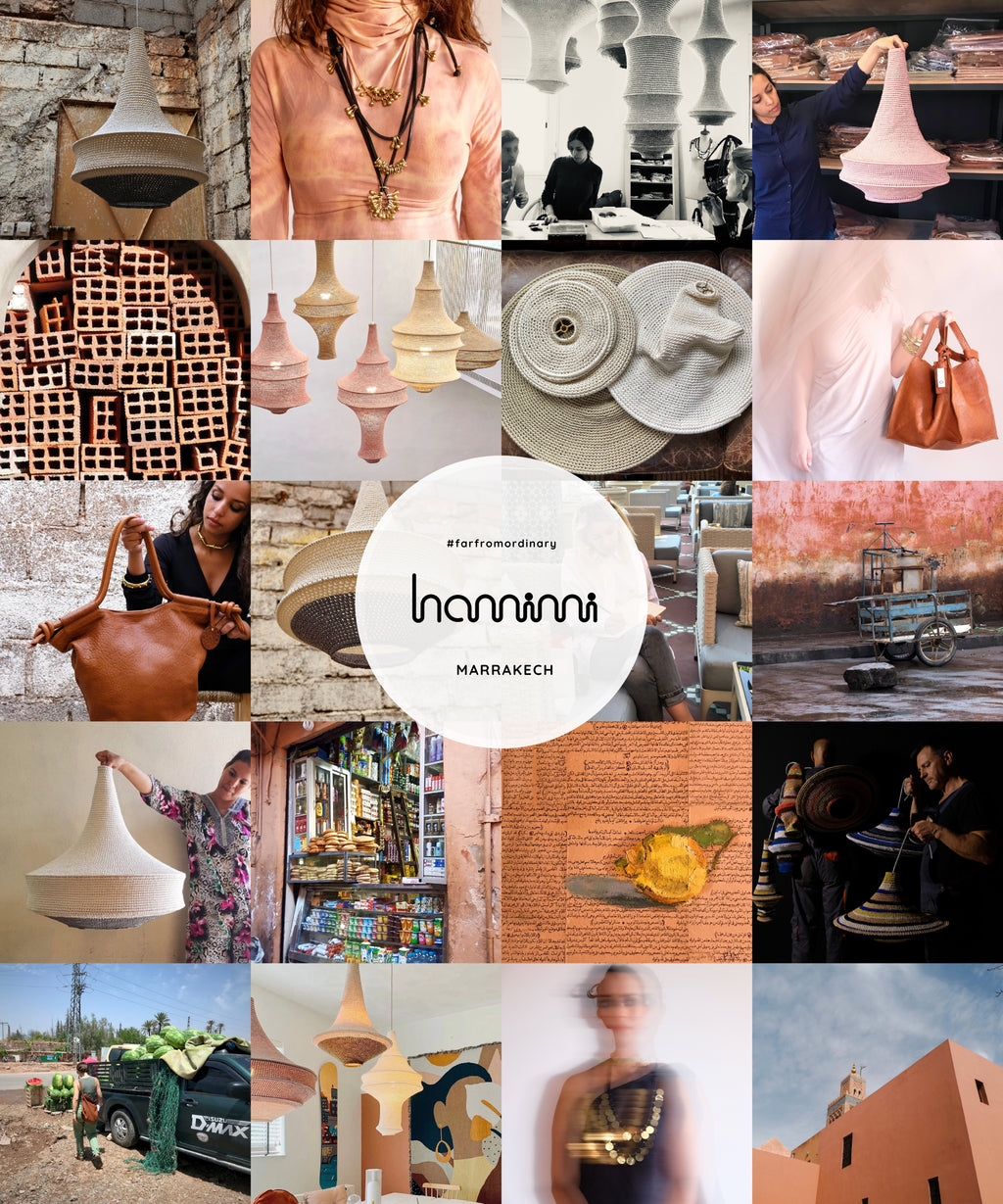 Hamimi-Artisan Lighting, Jewelry, Bags Designed, Handcrafted Marrakech