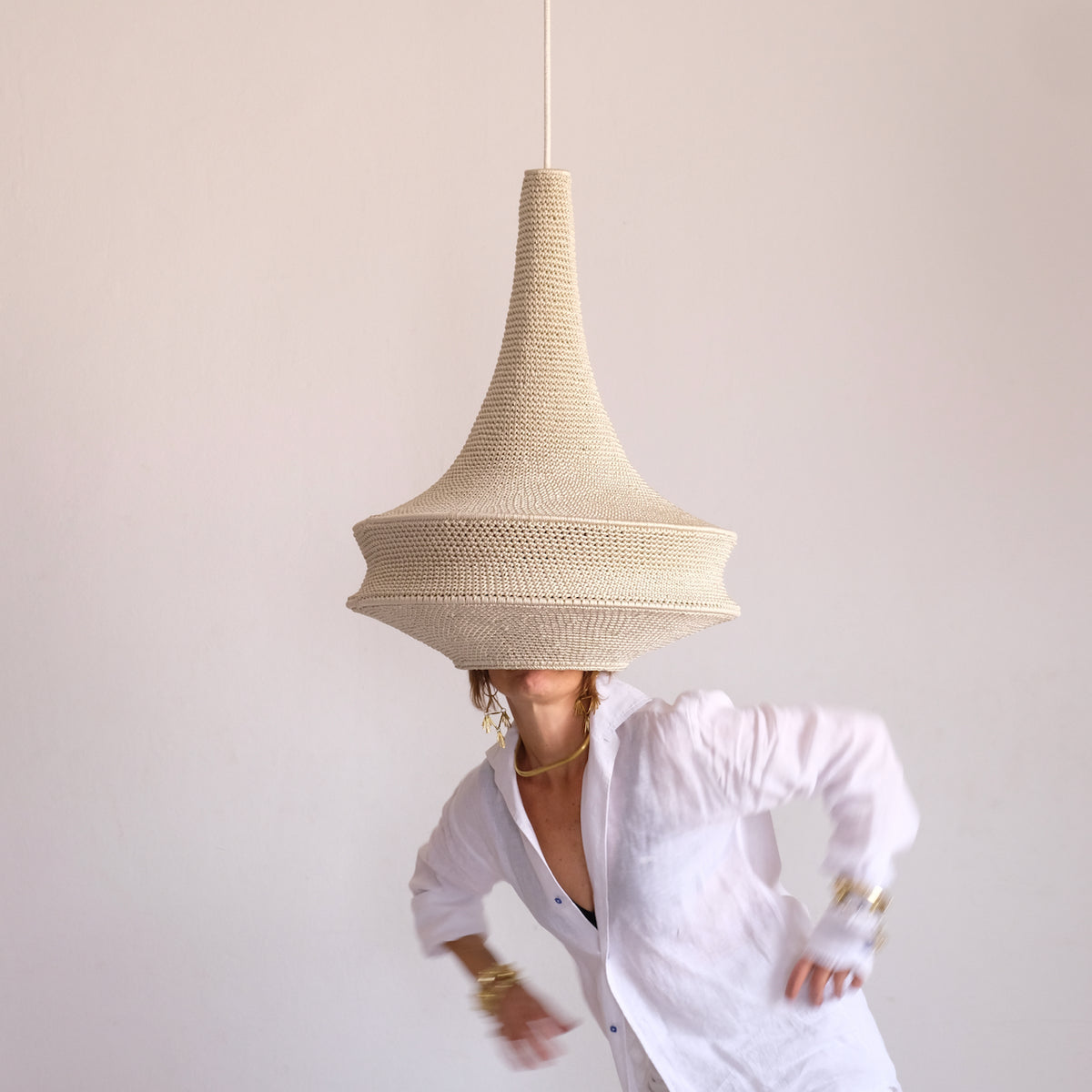 Joosh Crochet Pendant Lamp - Large – Hamimi