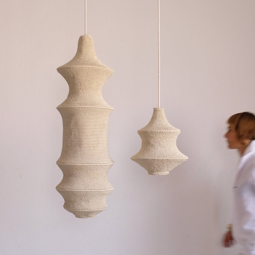 Saint II Crochet Pendant Lamp – Hamimi