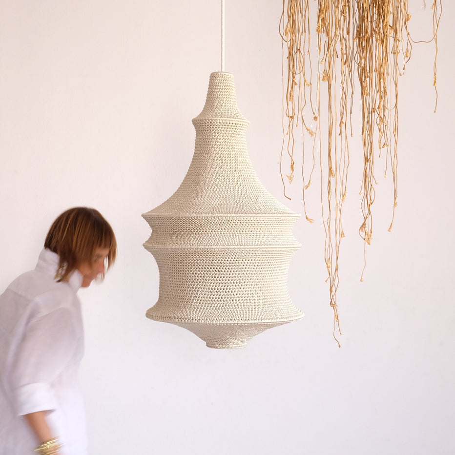 Saint IV Crochet Pendant Lamp – Hamimi