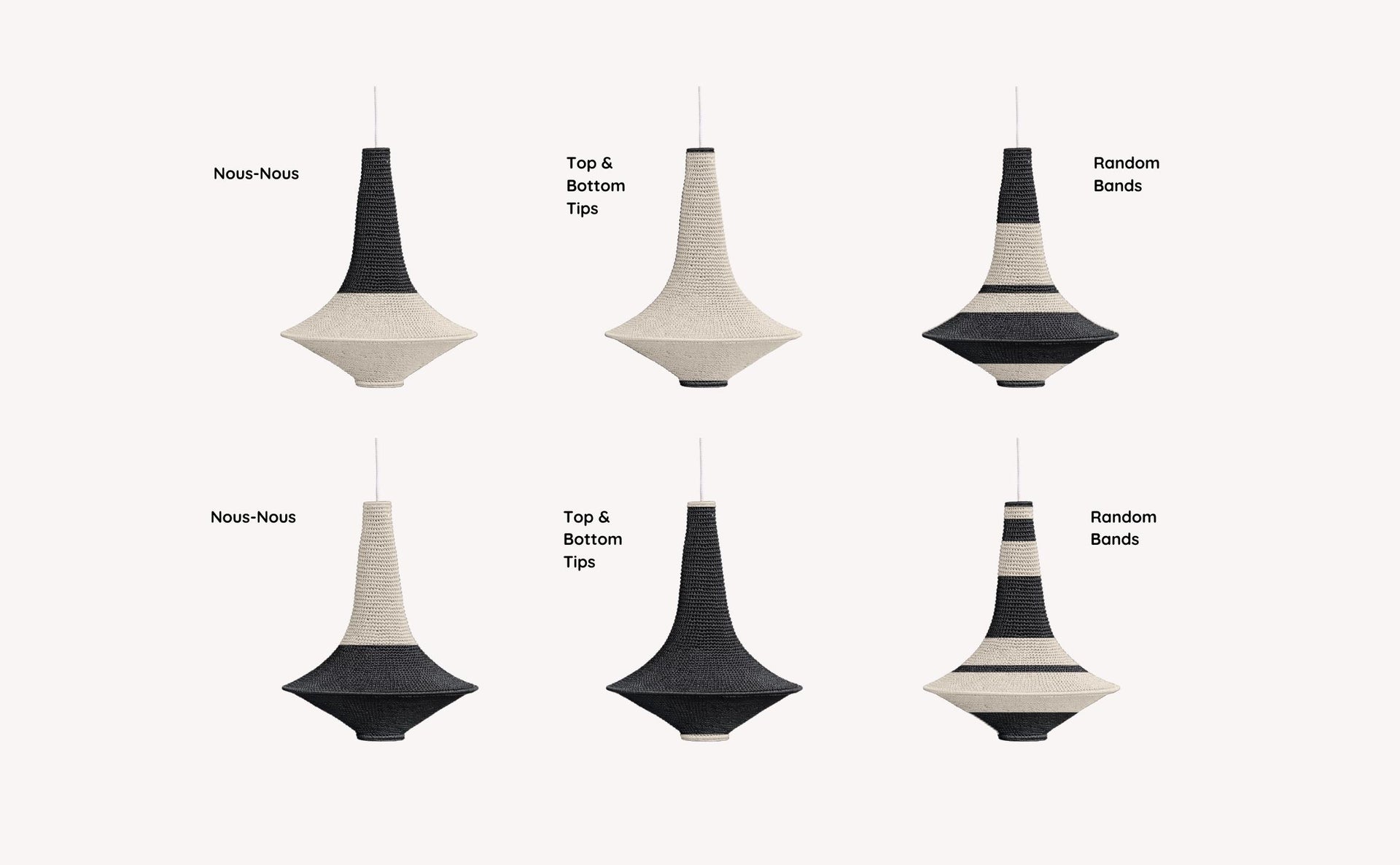 Custom and Bespoke Crochet Lighting by Hamimi Design