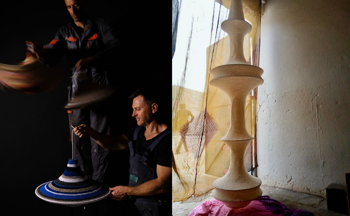 Custom and Bespoke Crochet Lighting by Hamimi Design