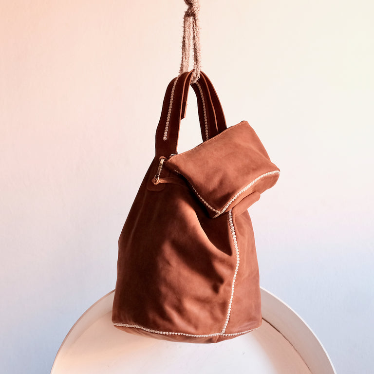 Sarma Bucket Bag - Cognac Leather – Hamimi