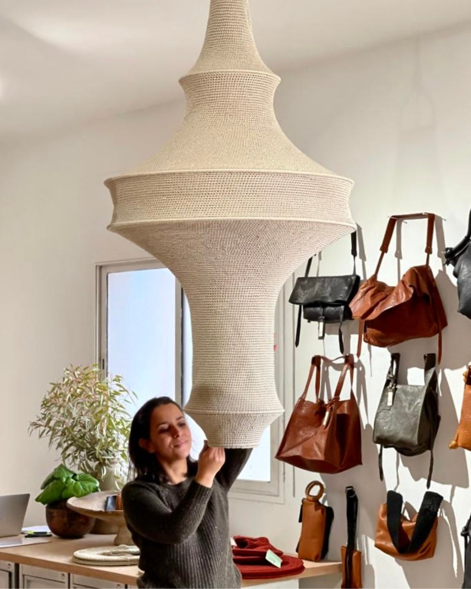 Hamimi-Artisan Lighting, Jewelry, Bags Designed, Handcrafted Marrakech